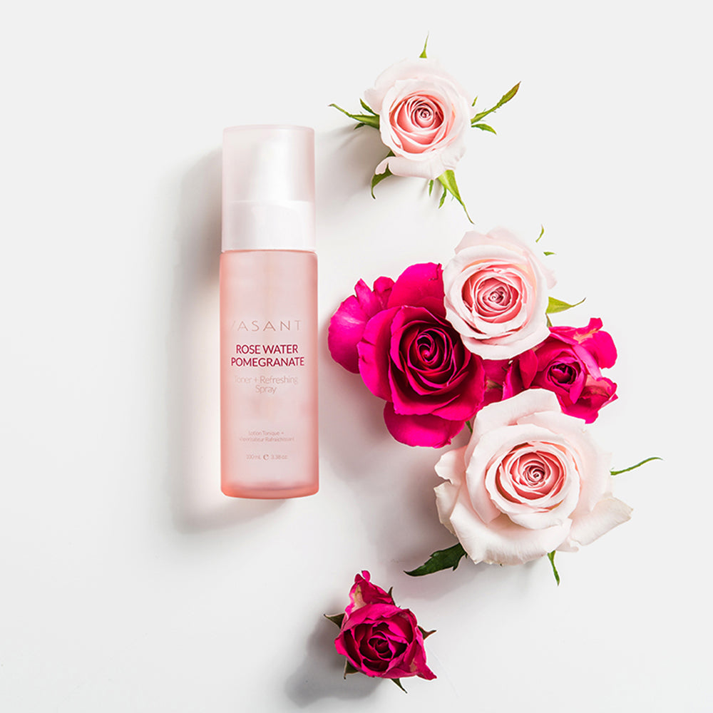 ‘Spray’ the Roses! – Rosewater & Pomegranate Refreshing Spray – Vasanti ...