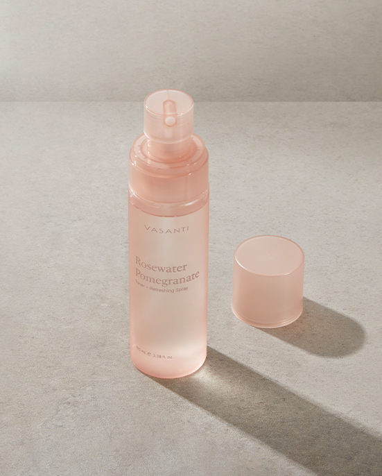 Rosewater Pomegranate Refreshing Spray - Powerhouse Toner – Vasanti ...